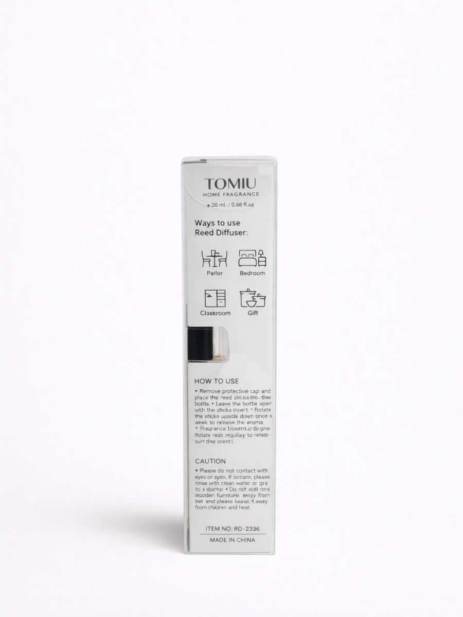 Tomiu Jasmine Reed Diffuser 20ml - Exotic Floral Fragrance – Wraparts