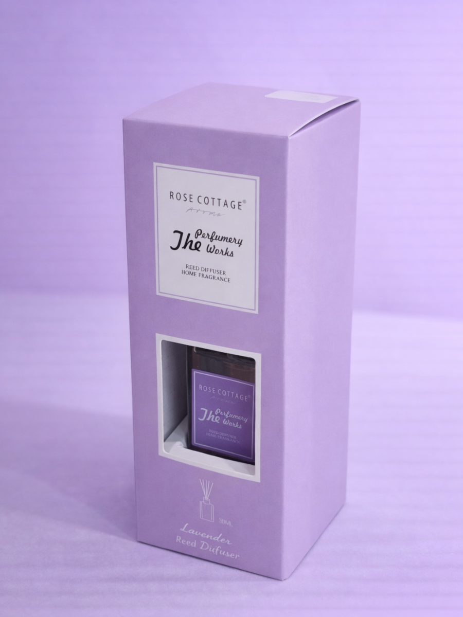 Rose Cottage Lavender Reed Diffuser 30ml | Home Fragrance – Wraparts